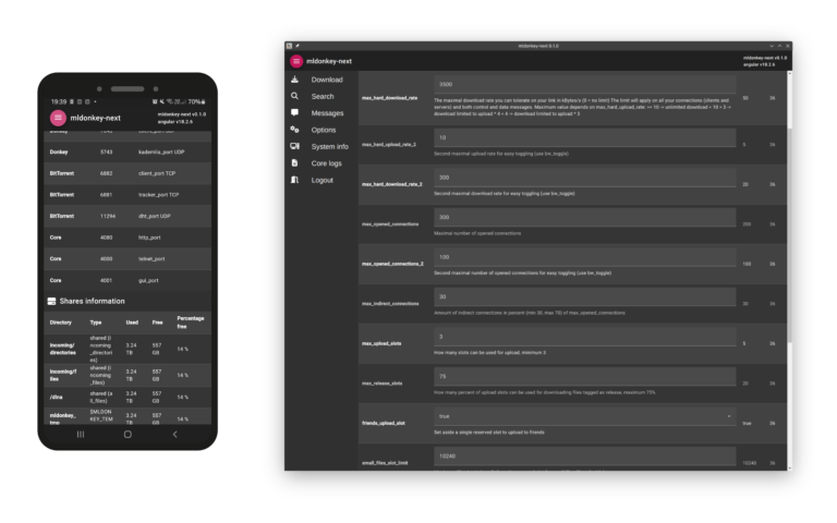 mldonkey-next: New Native Android and Linux Clients for mldonkey - The Bugfree Blog ;-)